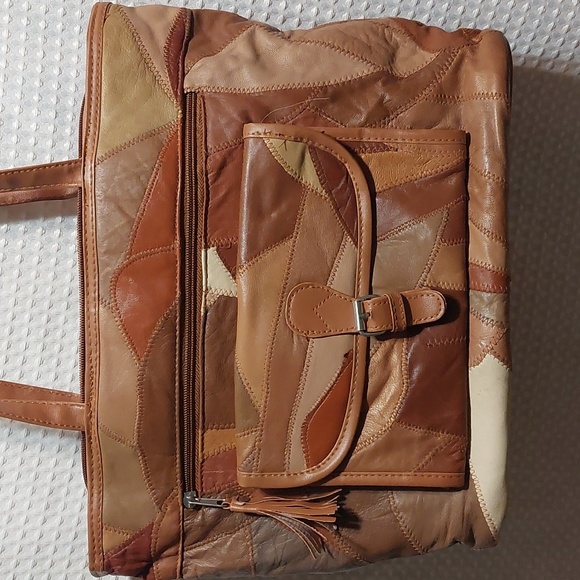 Bags | Vintage Soft Patch Leather Purse | Poshmark